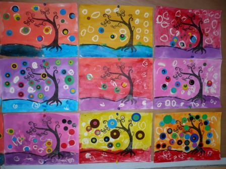 De nouveaux arbres... à la manière de Natasha Wescoat - Classe de ...