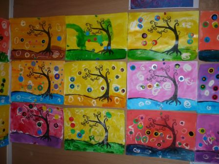 De nouveaux arbres... à la manière de Natasha Wescoat - Classe de ...