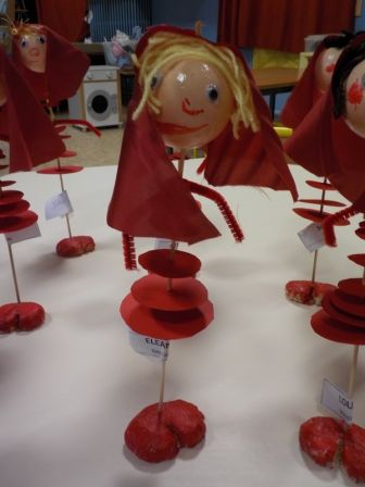 LES PETITS CHAPERONS ROUGES DE L'ECOLE - Ecole maternelle de DUN LE POELIER